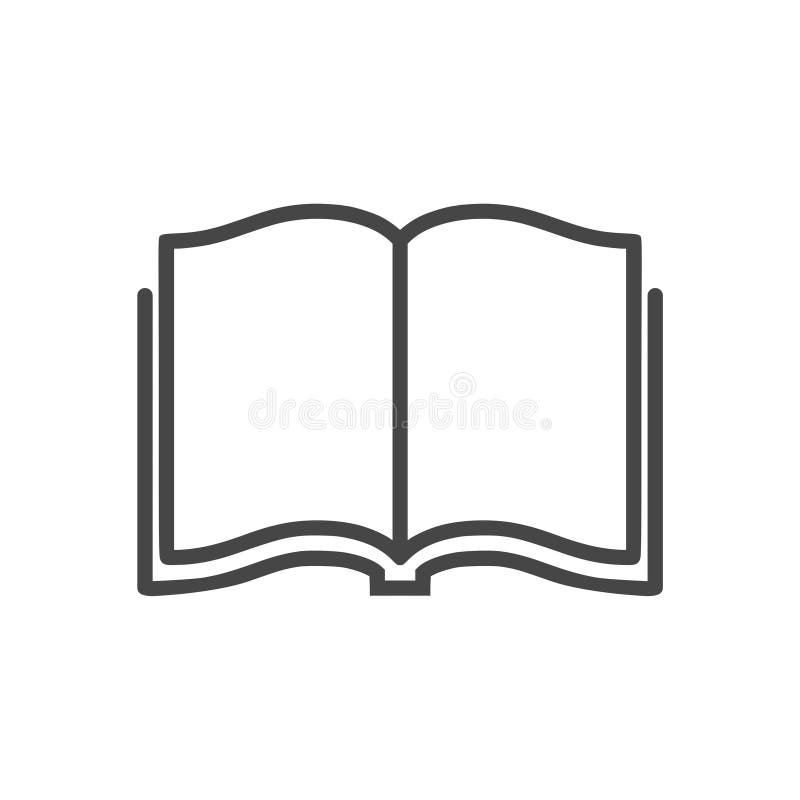 Open Book Logo, Book Icon, Simple Vector Logo Stock Vector ...