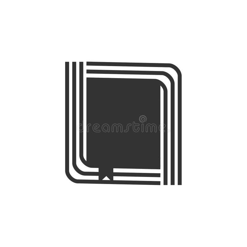 Open Book Logo Template. Icon Illustration Brand Identity. Isolated and ...