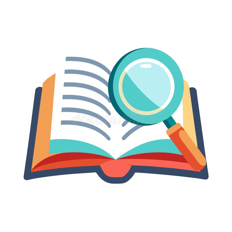 Open Book with Magnifying Glass: Exploration, Research, and Learning ...
