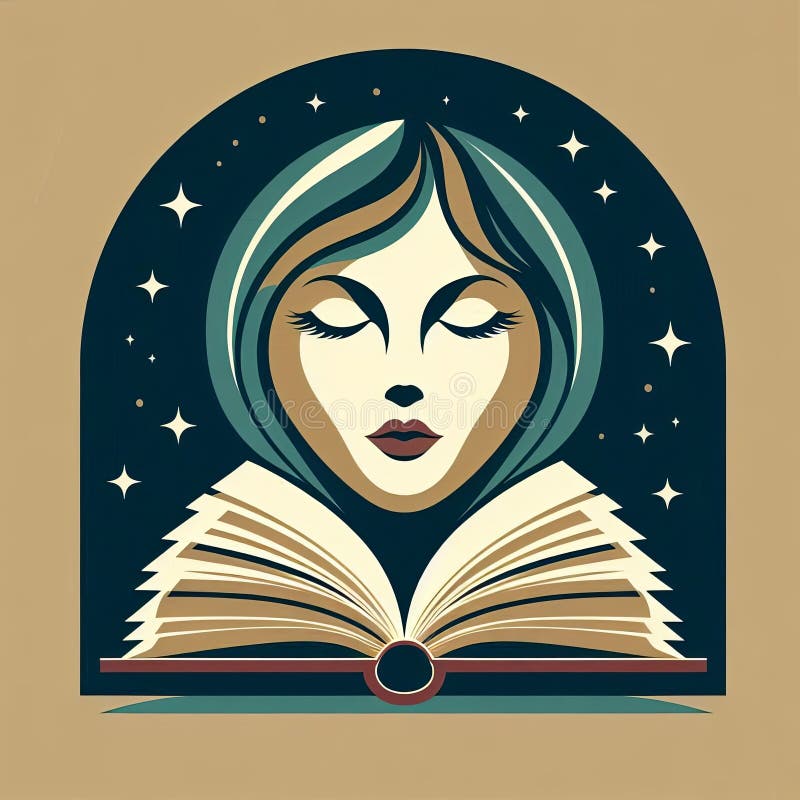 Open Book, Open Mind stock illustration. Illustration of abstract ...