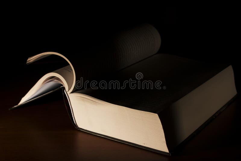Open book at night a stock image. Image of travel, bookshelf - 45760009