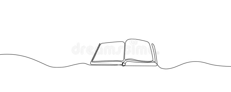 Continuous Drawing of a Bird Feather on a White Background. Vector ...