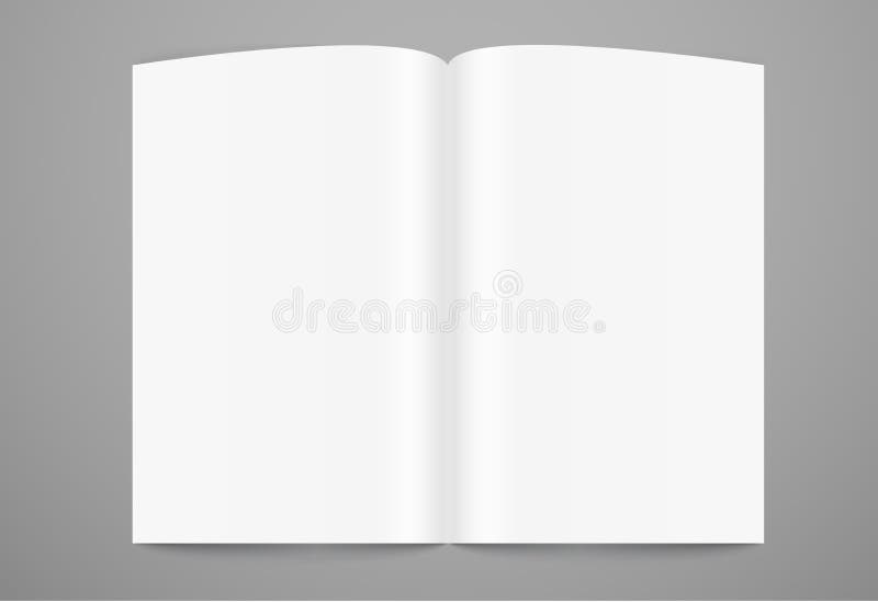 Open book page template stock vector. Illustration of template - 109136724