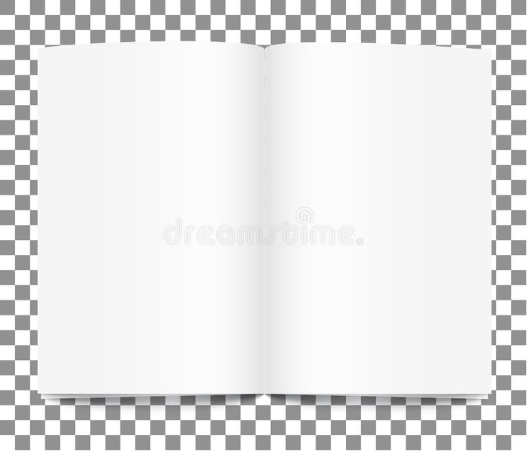 Open book page template stock vector. Illustration of paper - 61358864