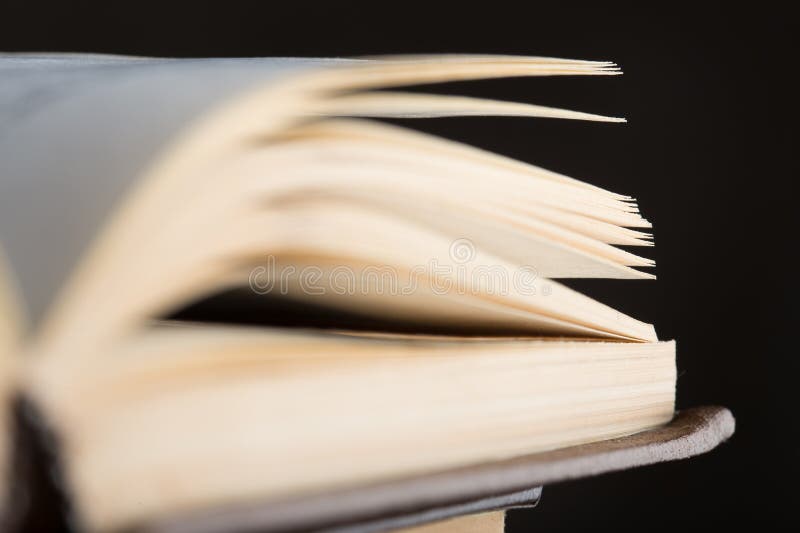 Open Book Pages Close-up - Education and Wisdom Concept Stock Photo ...
