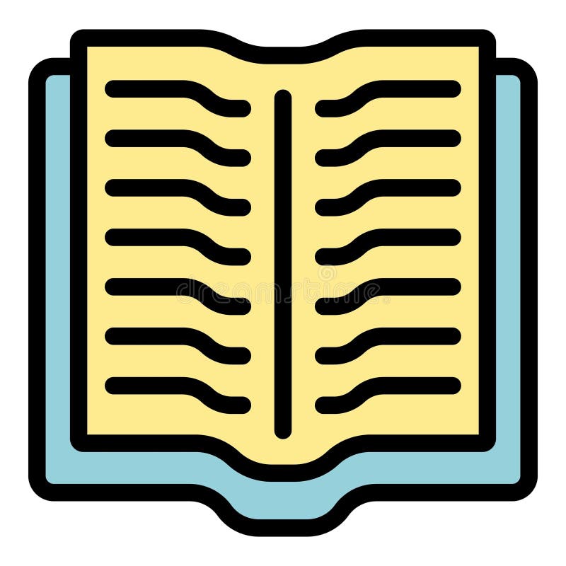 Open Book with Pages Spread for Reading and Learning Stock Vector ...