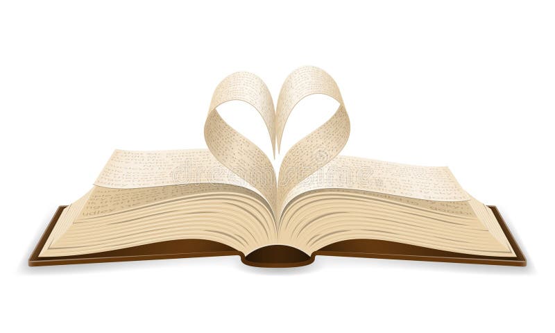 Open Book with Pages Vector Illustration Stock Vector - Illustration of ...