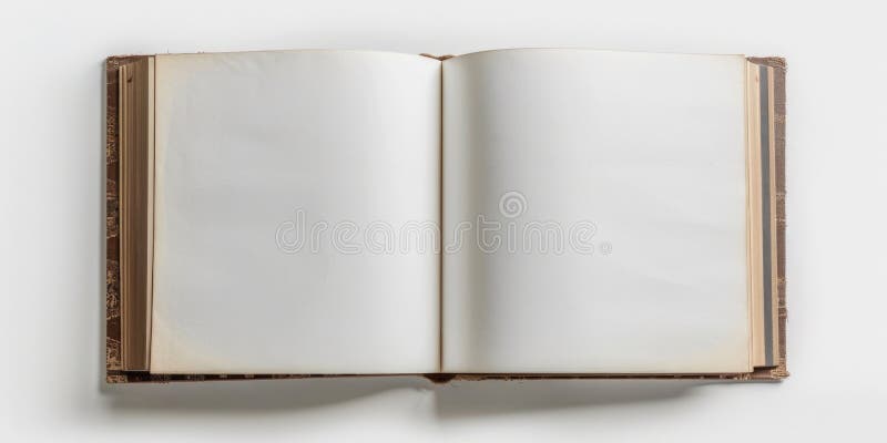 An Open Book Placed on a Table, Suitable for Educational or Literary ...