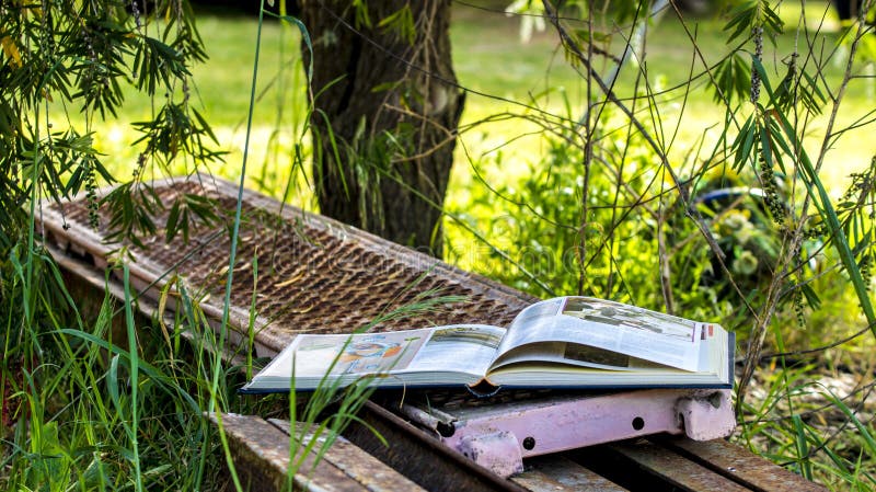 Open book on a platform stock image. Image of objects - 215718019