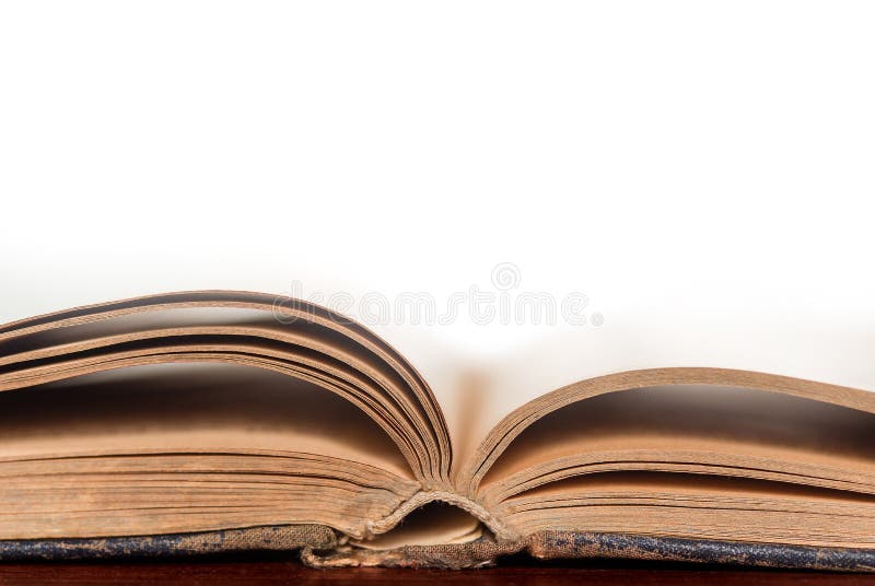 Open Book with Raised Pages. Stock Photo - Image of literary, education ...