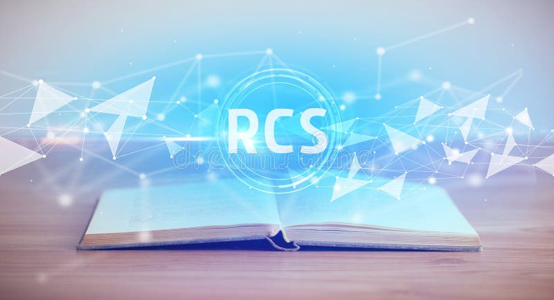 Open Book with Abbreviation Concept Stock Illustration - Illustration ...