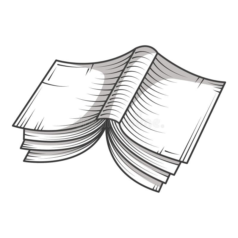 Open Book Reading, Library Educational or Learning Concept Engraving ... Open Book Reading, Library Educational or Learning Concept Engraving ...