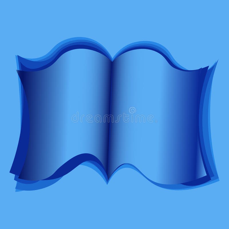 Open Book, Reading, Literature. Design Element of Books, Notebooks ...