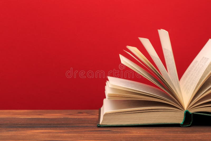 203 Open Book Red Background Text Place Stock Photos - Free & Royalty ...