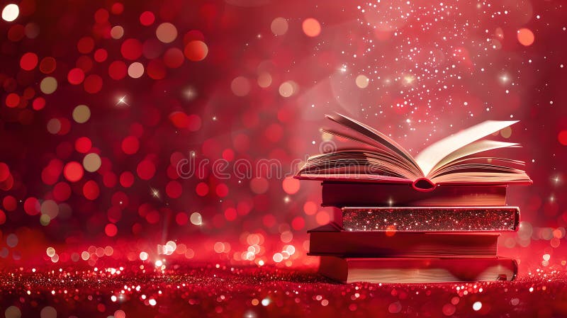 Magical Open Book with Flying Playing Cards, Enchanting Concept ...