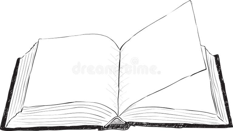 Drawing Open Book Hardcover Stock Illustrations – 1,057 Drawing Open ...
