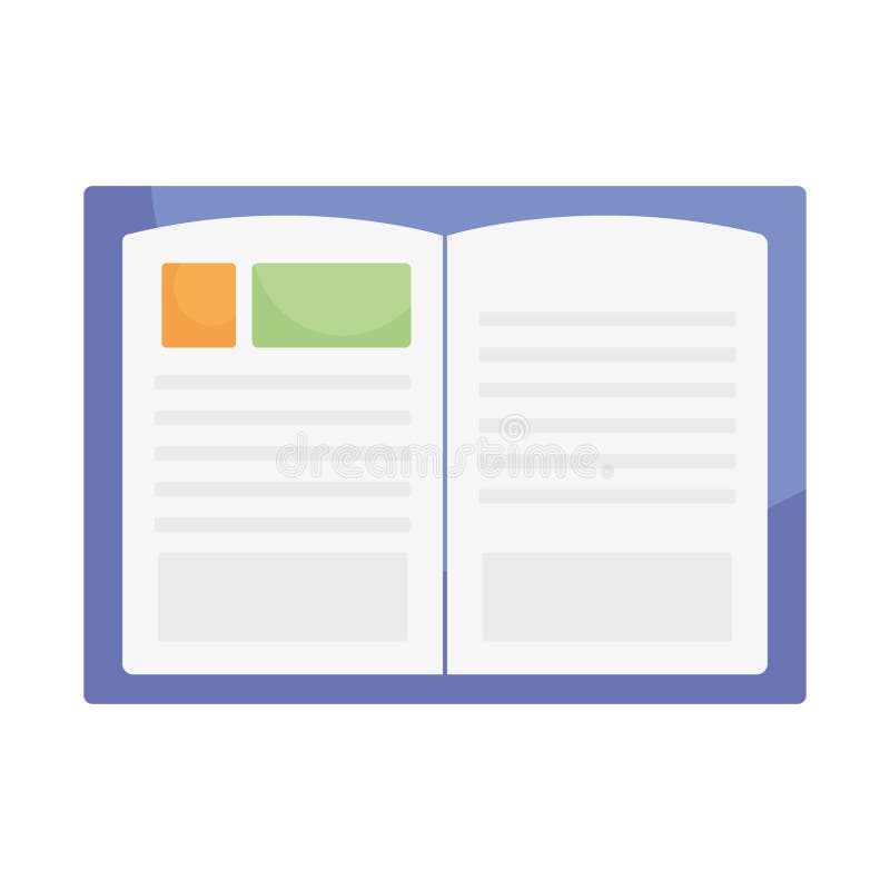 Open book icon stock vector. Illustration of literature - 273224501