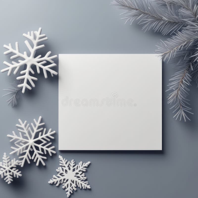 An Open Book and Snowflakes are in Front of a Tree Stock Photo - Image ...