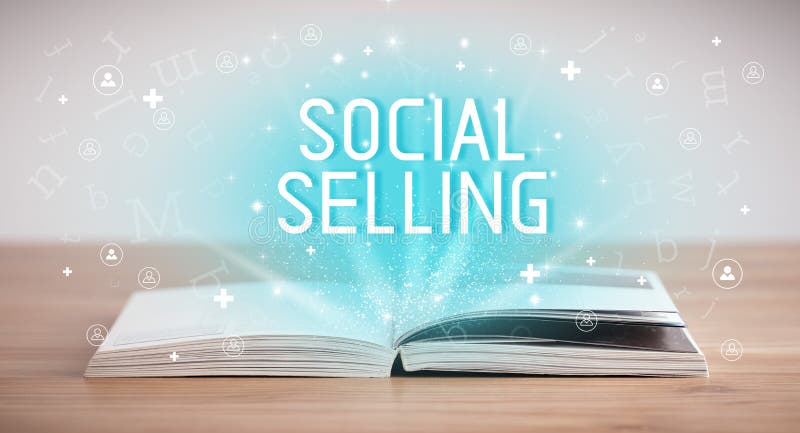 Open Book, Social Networking Concept Stock Image - Image of catalog ...