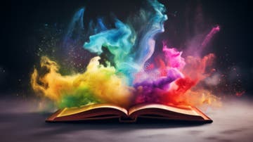 Open Book Color Splash Stock Illustrations – 105 Open Book Color Splash ...