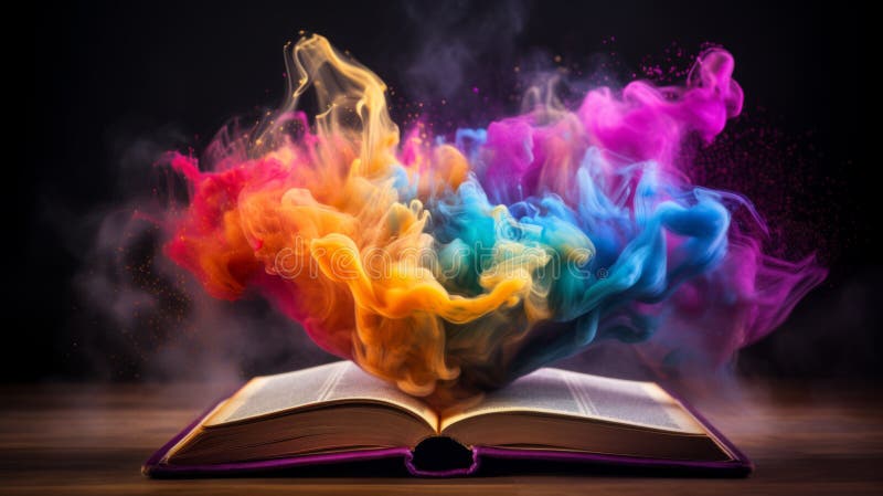 Open Book Color Splash Stock Illustrations – 108 Open Book Color Splash ...