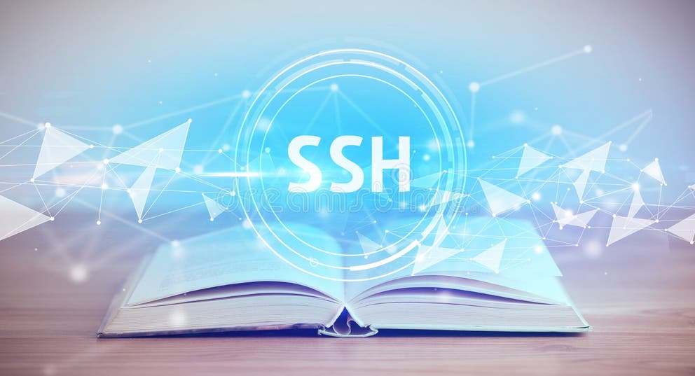 Open Book with Abbreviation Concept Stock Illustration - Illustration ...