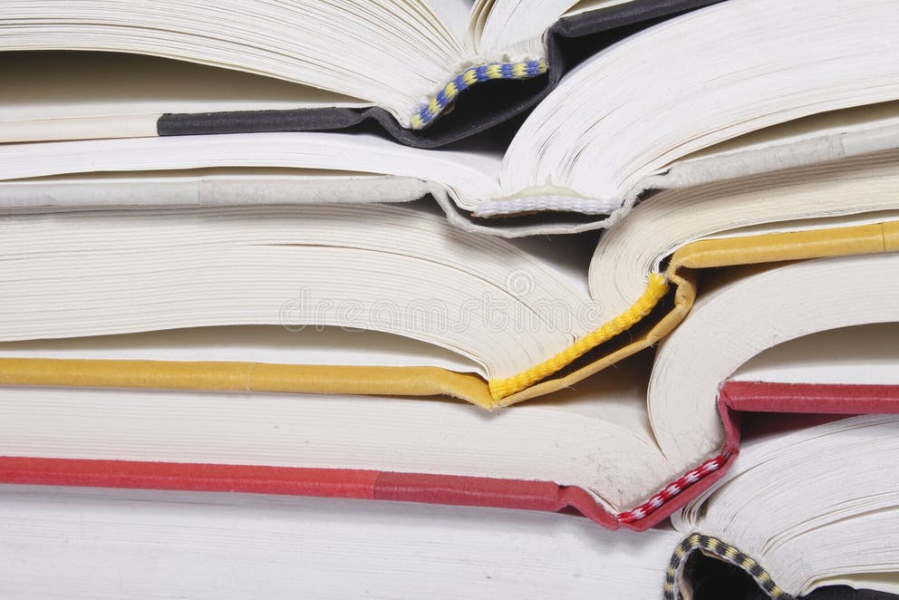 Open Book Stack stock image. Image of stack, open, knowledge - 15176555