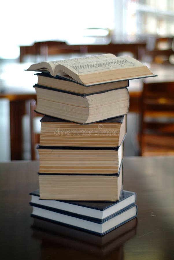 Open Book on a Stack of Books Stock Photo - Image of cover, books: 40084088