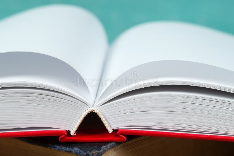 Open Book, Stack of Hardback Books. Back To School Stock Image - Image ...