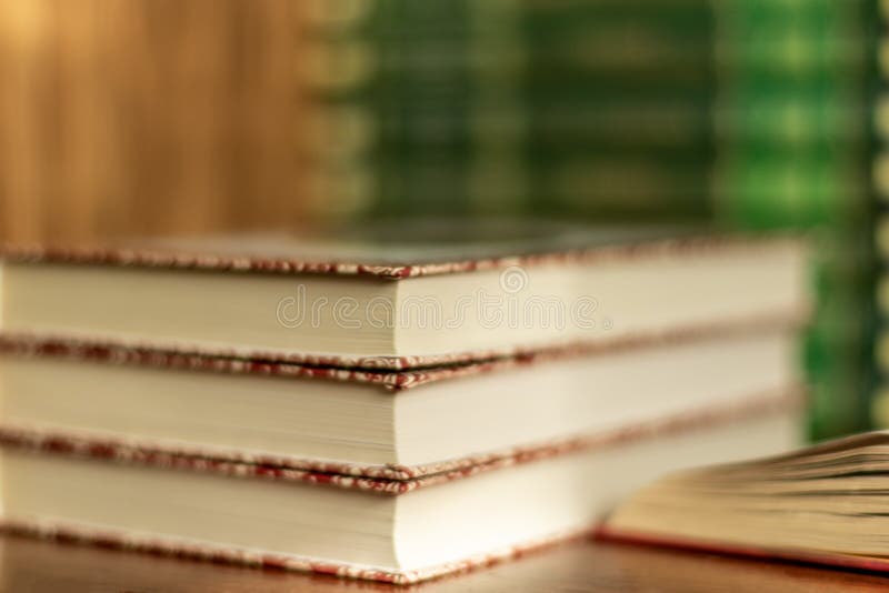 Open Book and Stacks of Varied Books Many Books Piles on Background ...