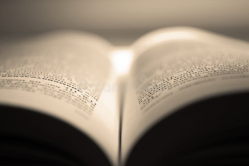 Open book and sunlight stock photo. Image of hardback - 77306714