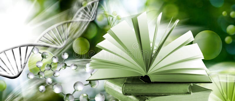 An Open Book Symbolizing the Source of Knowledge. a Book Lying on a ...