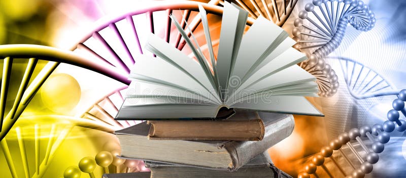 An Open Book Symbolizing the Source of Knowledge. a Book Lying on a ...