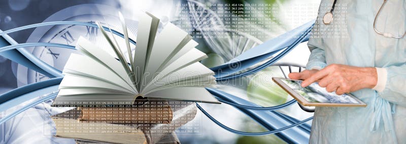 An Open Book Symbolizing the Source of Knowledge. a Book Lying on a ...