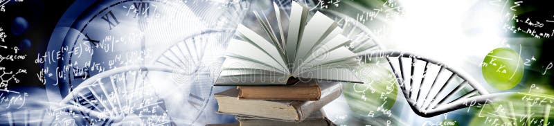 An Open Book Symbolizing the Source of Knowledge. a Book Lying on a ...