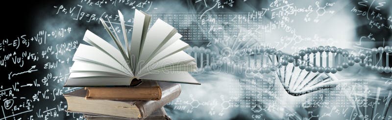 An Open Book Symbolizing the Source of Knowledge. a Book Lying on a ...