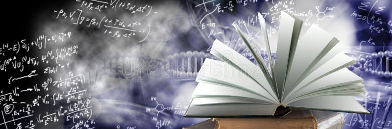 An Open Book Symbolizing the Source of Knowledge. a Book Lying on a ...