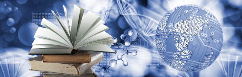 An Open Book Symbolizing the Source of Knowledge. a Book Lying on a ...