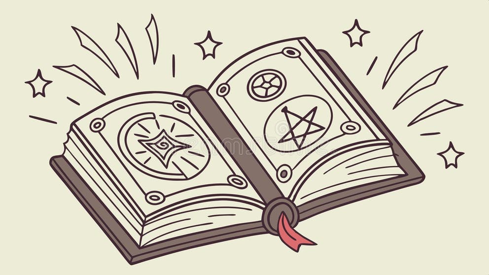 Open Book with Symbols Vector, Knowledge and Learning Design Element ...