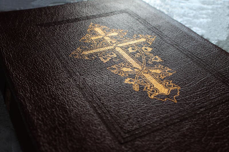 Open book on the table stock image. Image of religion - 185348493