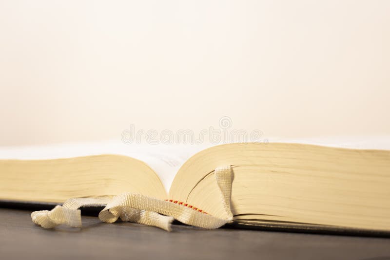 Open book on the table stock image. Image of learning - 260991819
