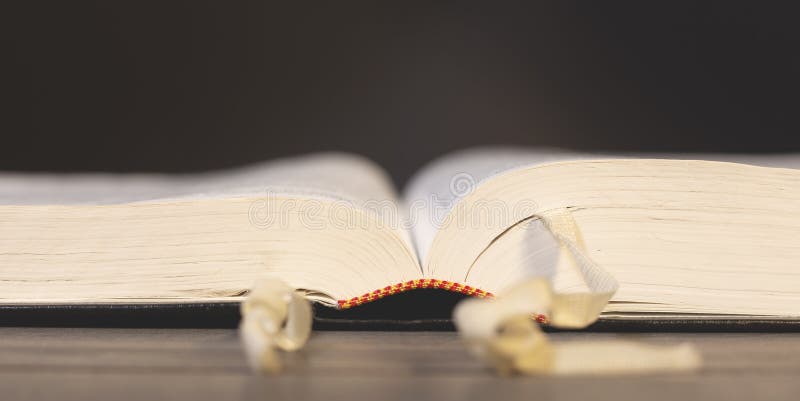 Open book on the table stock image. Image of learning - 260991951
