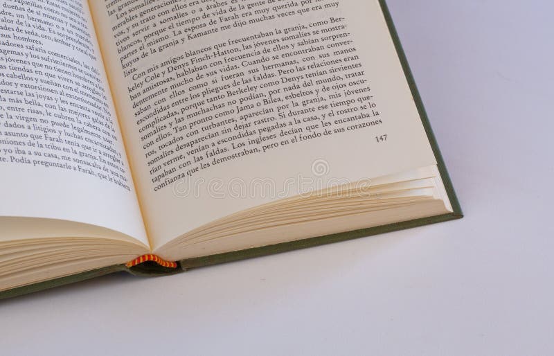 Open book and text stock image. Image of learn, closed - 132866335