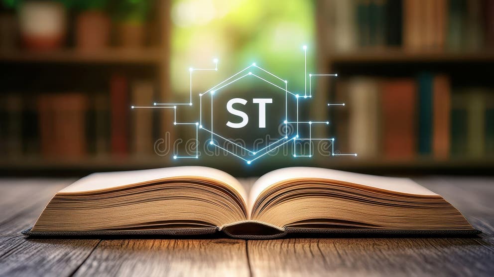 Open Book with Text, Visual Journey into Knowledge, Storytelling, and ...