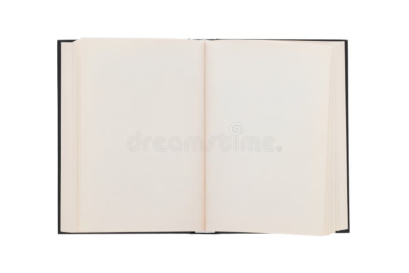 Open book. stock image. Image of isolated, leaves, insert - 80698577