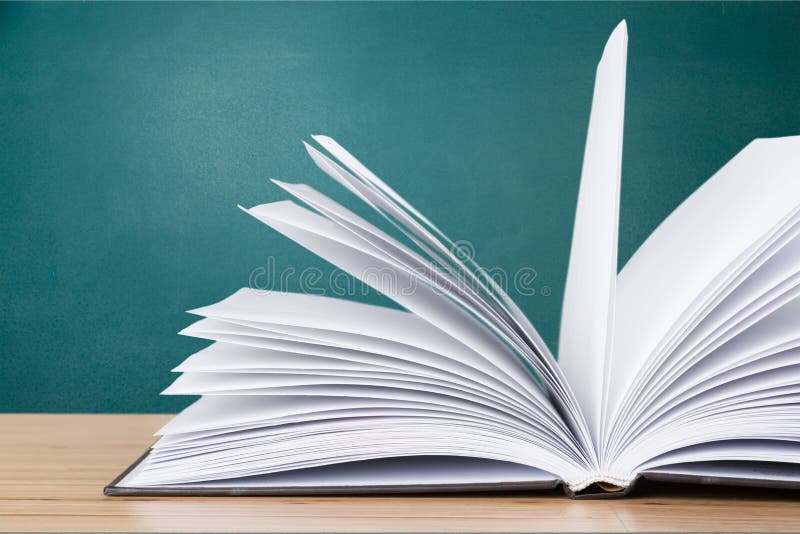 Open Book stock photo. Image of table, single, open, book - 59748374