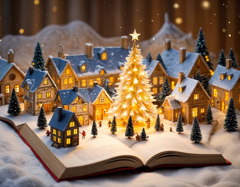 Open Book with a Three-dimensional Image is a Digital Artwork Featuring ...