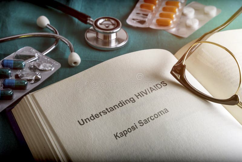 Open Book of Understanding HIV / AIDS Sarcoma Kaposi, Stock Photo ...
