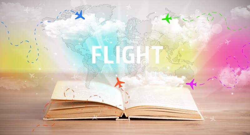 Open Book, Vacation Concept Concept Stock Photo - Image of ocean, world ...