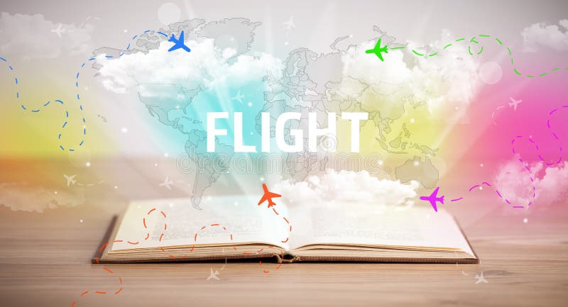 Open Book, Vacation Concept Concept Stock Image - Image of ...